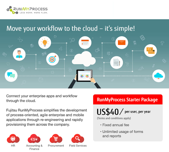 Move your workflow to the cloud - RunMyProcess - Fujitsu Hong Kong