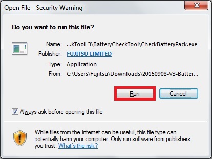Check tool for Voluntary Recall and Replacement of Laptop Battery Packs ...