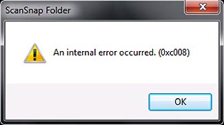 Windows Vista Error Messages