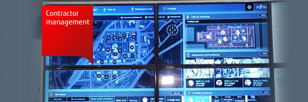 Smart Factory Contractor Management System : Fujitsu Thailand